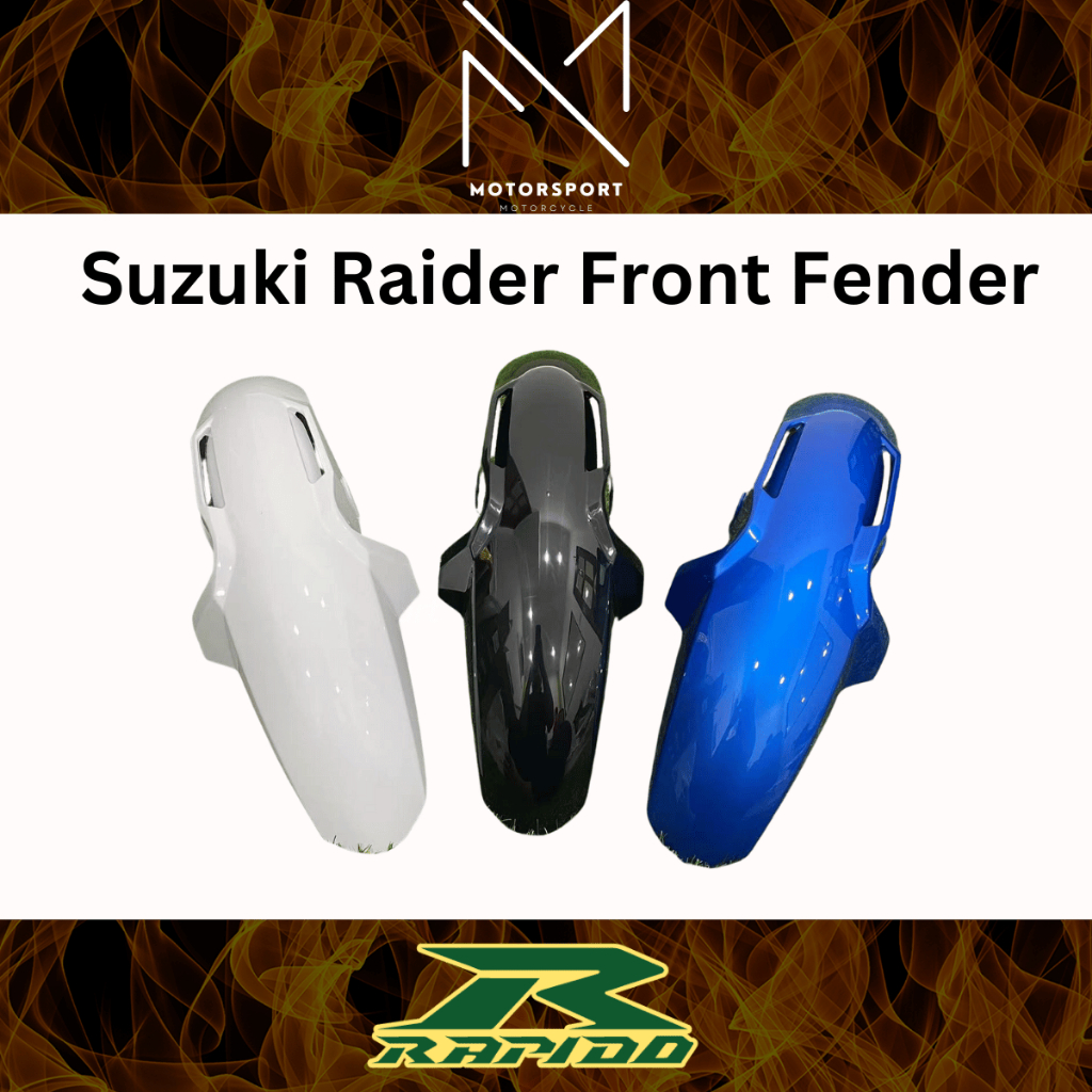 RAPIDO SUZUKI Raider R150Fi Front Fender Cover Mudguard Suzuki Magat ...