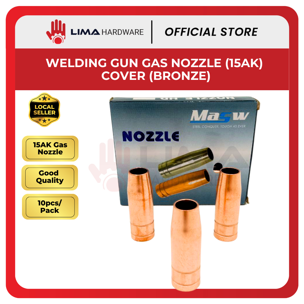 Welding Gun Gas Nozzle 15AK, Gas Protection, Pelindung Gas 气体保护 - COVER ...