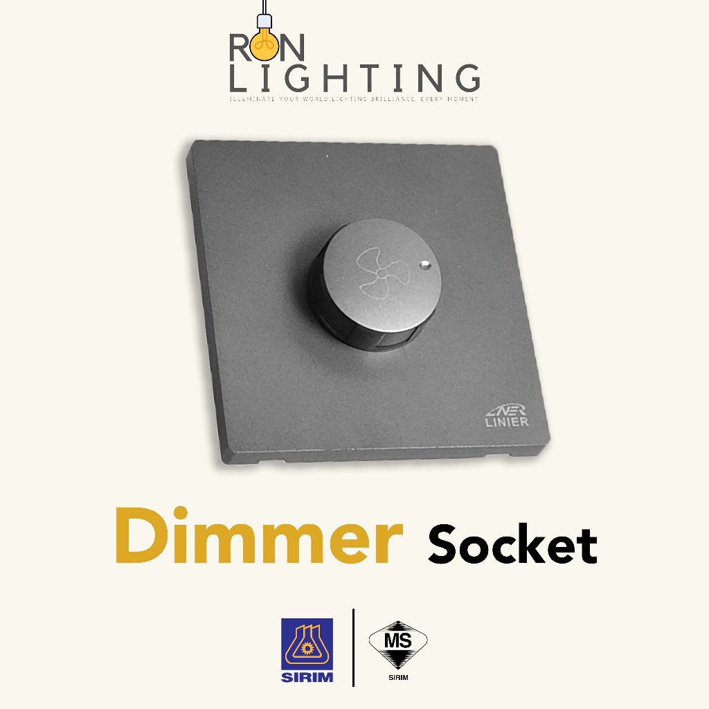 【SIRIM】Ultra Slim Premium Grey Light Switch Socket Suis Lampu Rumah ...