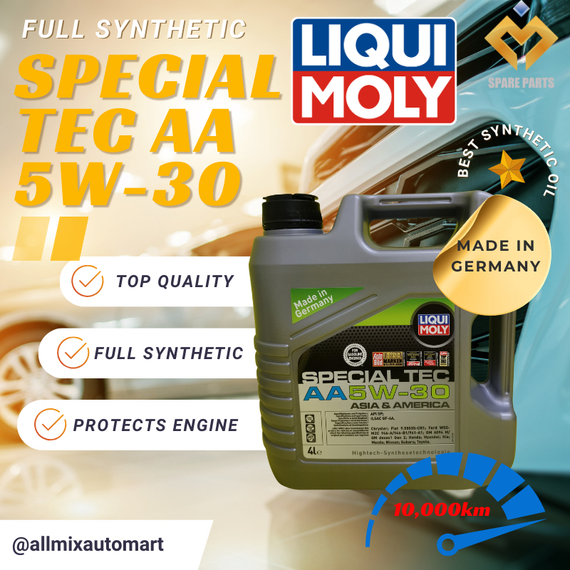 Fuel Efficient, Long Life Liqui Moly Special Tec AA 5w-30 Engine Oil ...