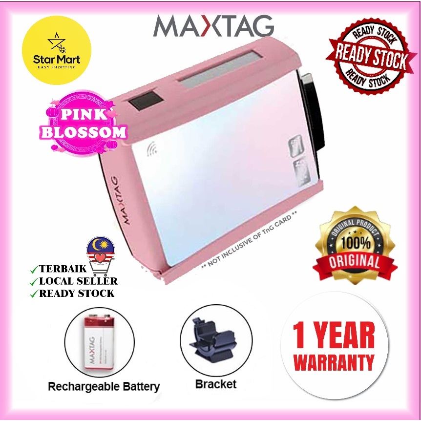 (READY STOCK) ORIGINAL MaxTag Touch n Go for SmartTag Toll PINK PACK ...