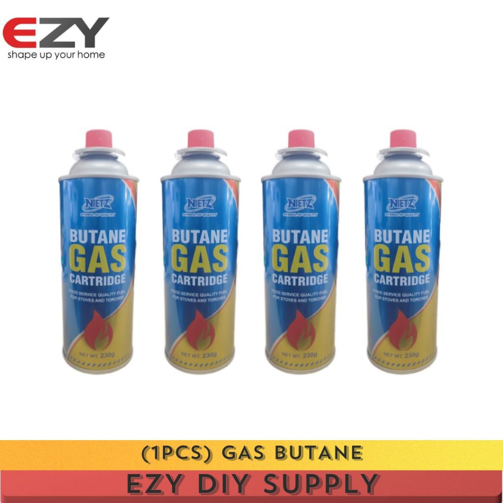 (1 PCS) Liquefied Butane Gas Cartridge 230g gas tin/ gas dapur/ camping ...