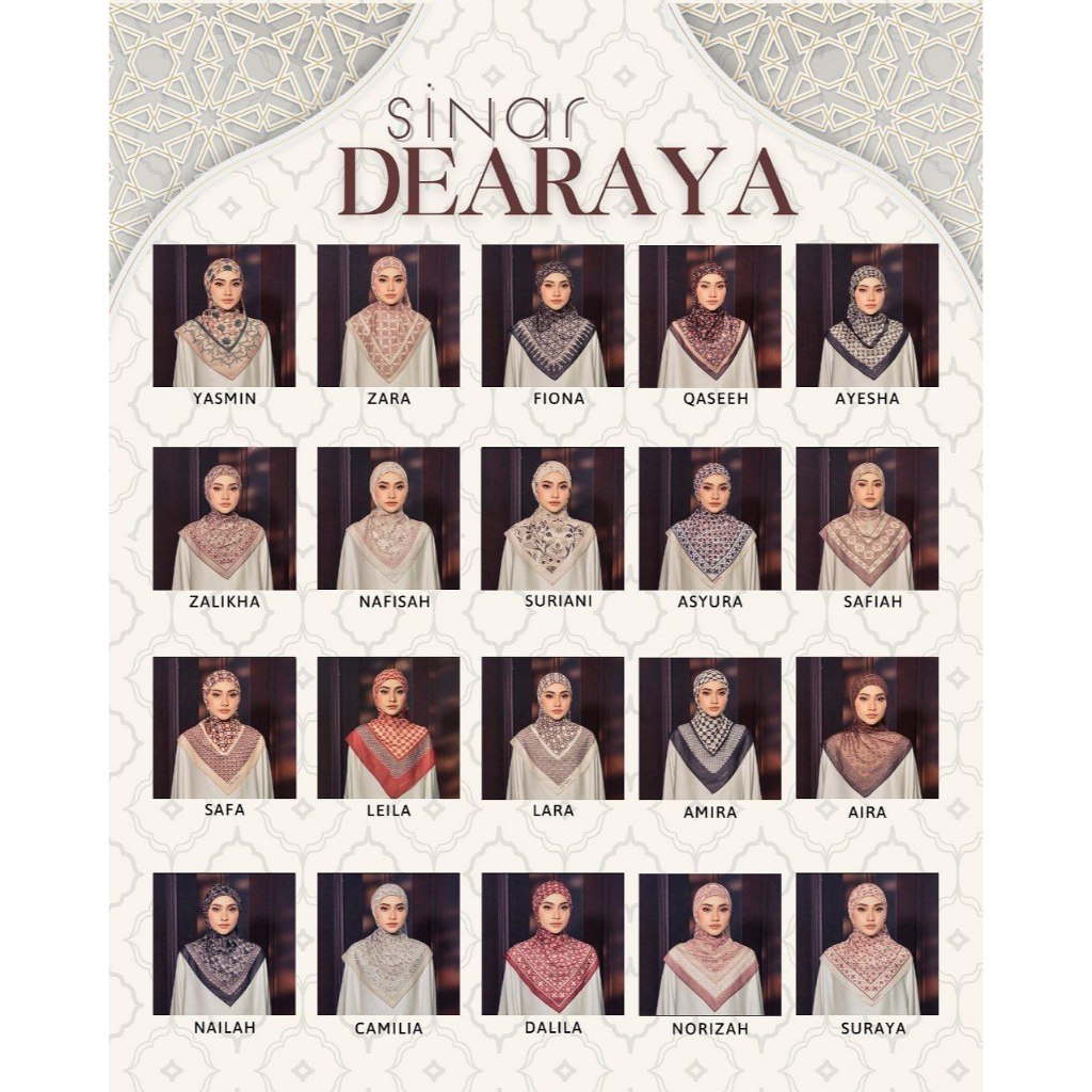 CLEARANCE DEARAYA BY DEARA HIJAB | Shopee Malaysia
