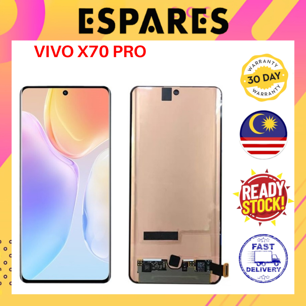 (ESPARES) ⚡ VIVO X70 PRO V2105 MOBILE LCD DISPLAY TOUCH SCREEN ...