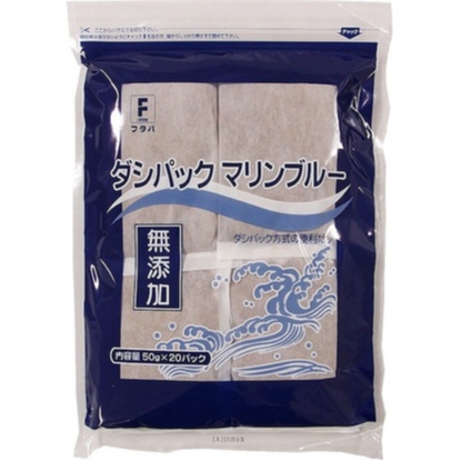 Futaba Dashi Pack Marine Blue Mutenka 1kg (50g x 20pkt) [No Additives ...