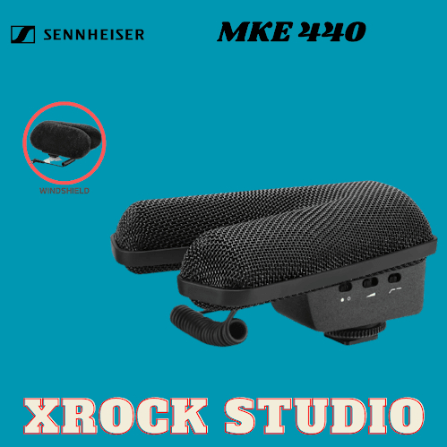Sennheiser MKE 440 Compact Stereo Shotgun Microphone ( MKE-440 / MKE440 ...