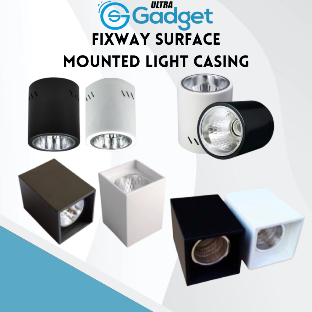 Surface Mounted Light Casing 4“ / 6" / 8" Ceiling Led (Tin Milo ...