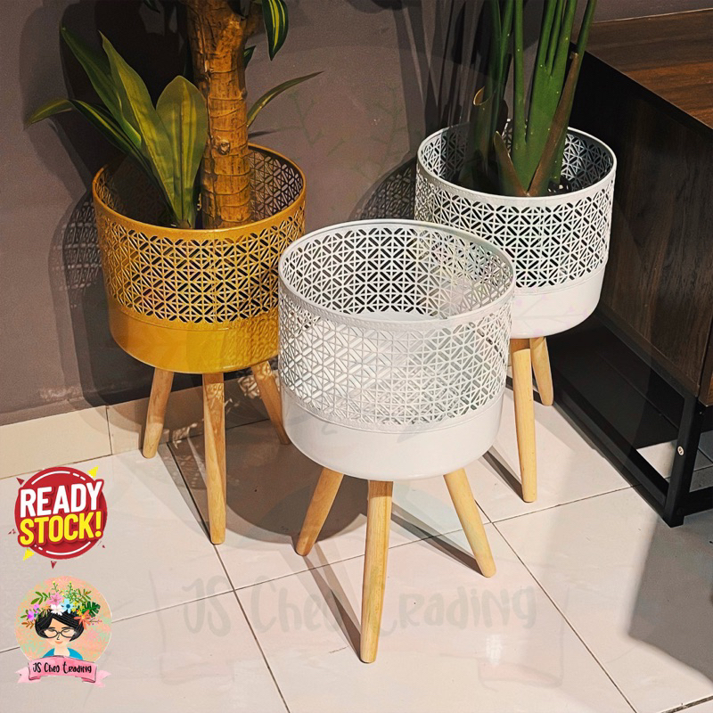 🔥Ready Stock🔥Pasu Besi Hiasan Rumah🔥 Pasu besi bunga pokok kaki yg ...