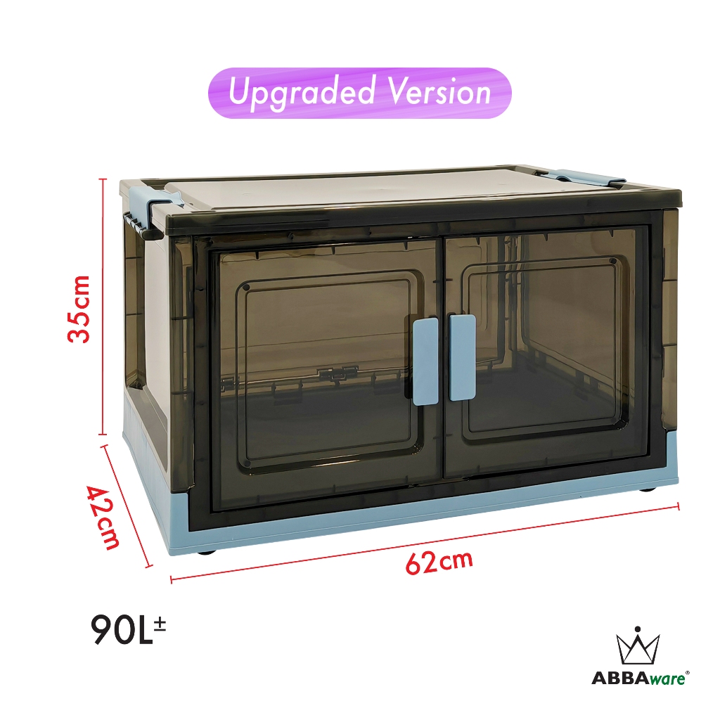ABBAware Twin Door Storage Cabinet / Portable Transparent Storage Box ...