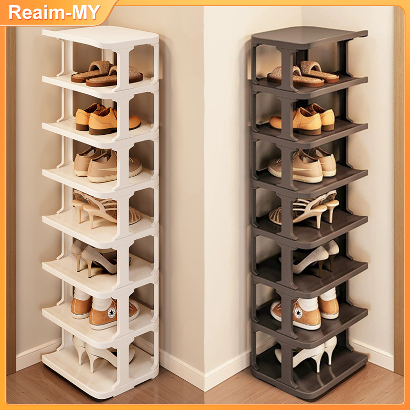 Shoe Rack Multi-layer Folding Narrow Shoe Rack Plastic Simple Shoe Rack ...