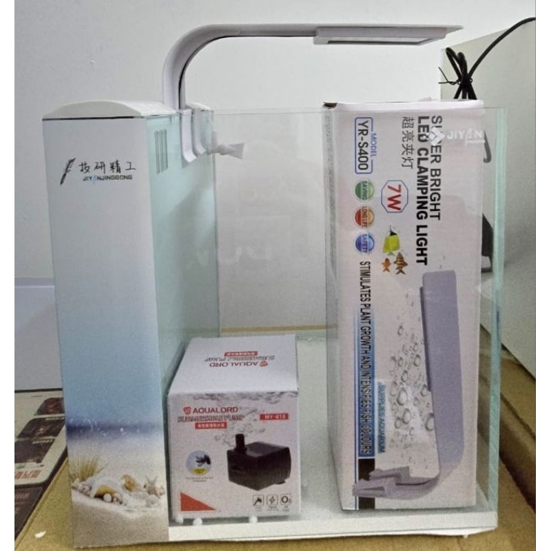 Sobo Mini/Small Aquarium Set T-240F, T820F, T830F, SA-380F Top Filter with LED Light and Pump ...