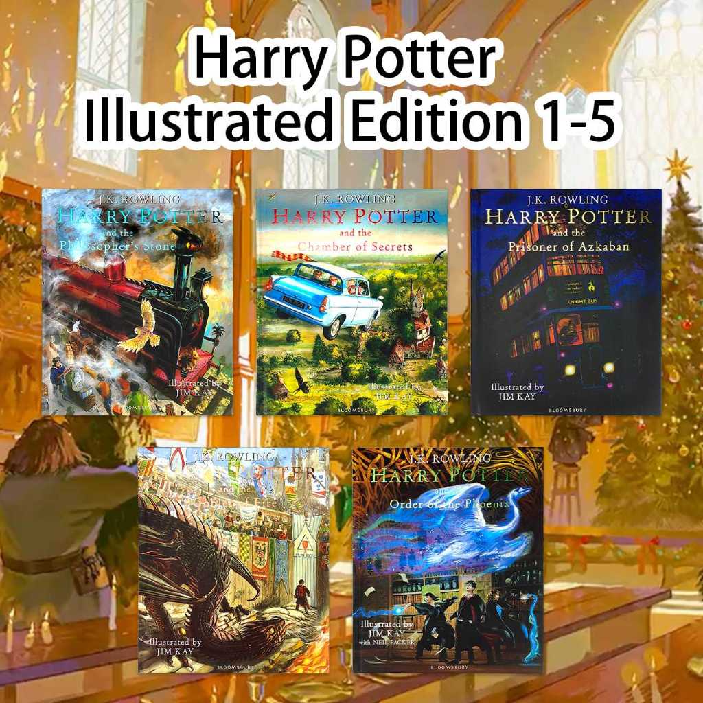 Harry Potter The Illustrated Edition Collection Hardcover Books ...