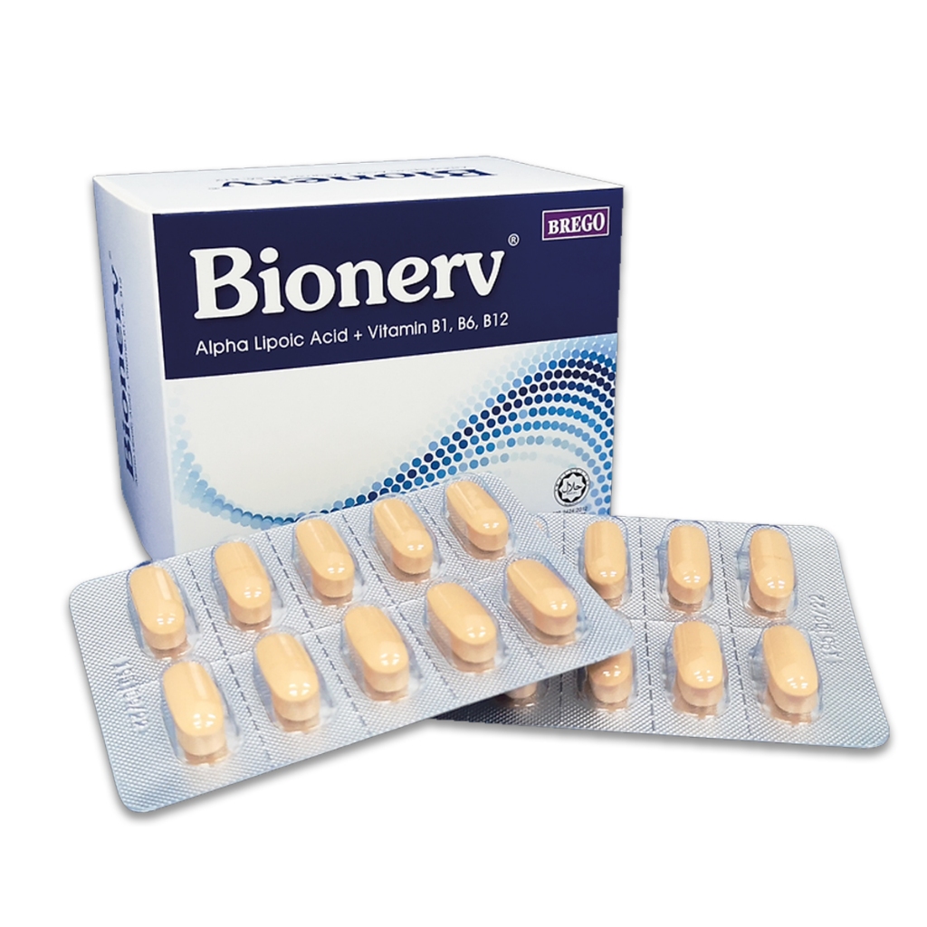 Bionerv tablet 60 biji suplemen saraf kebas lenguh | Shopee Malaysia