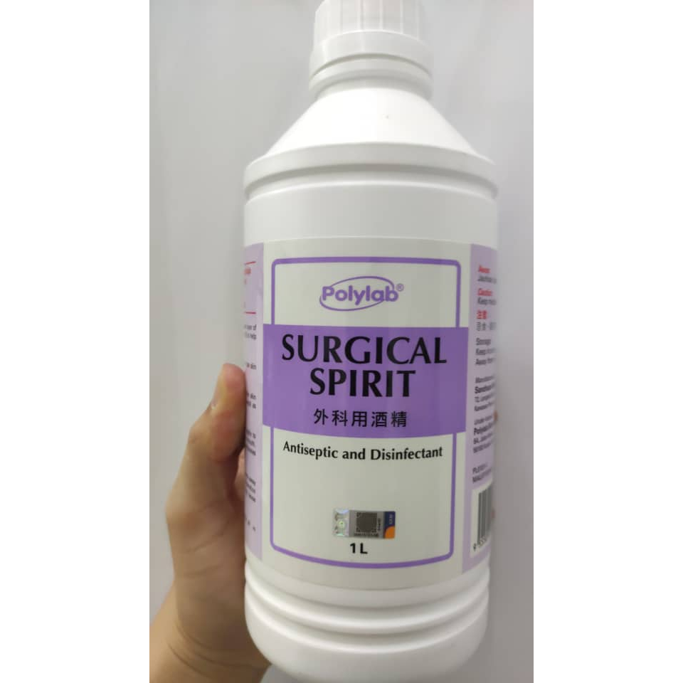 Polylab Surgical Spirit Antiseptic 1000ml | Shopee Malaysia