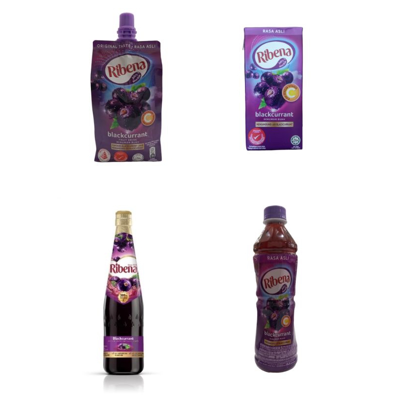 Ribena Fruit Drink Blackcurrant Vitamin C ( boxed 200ml , packet 300ml ...