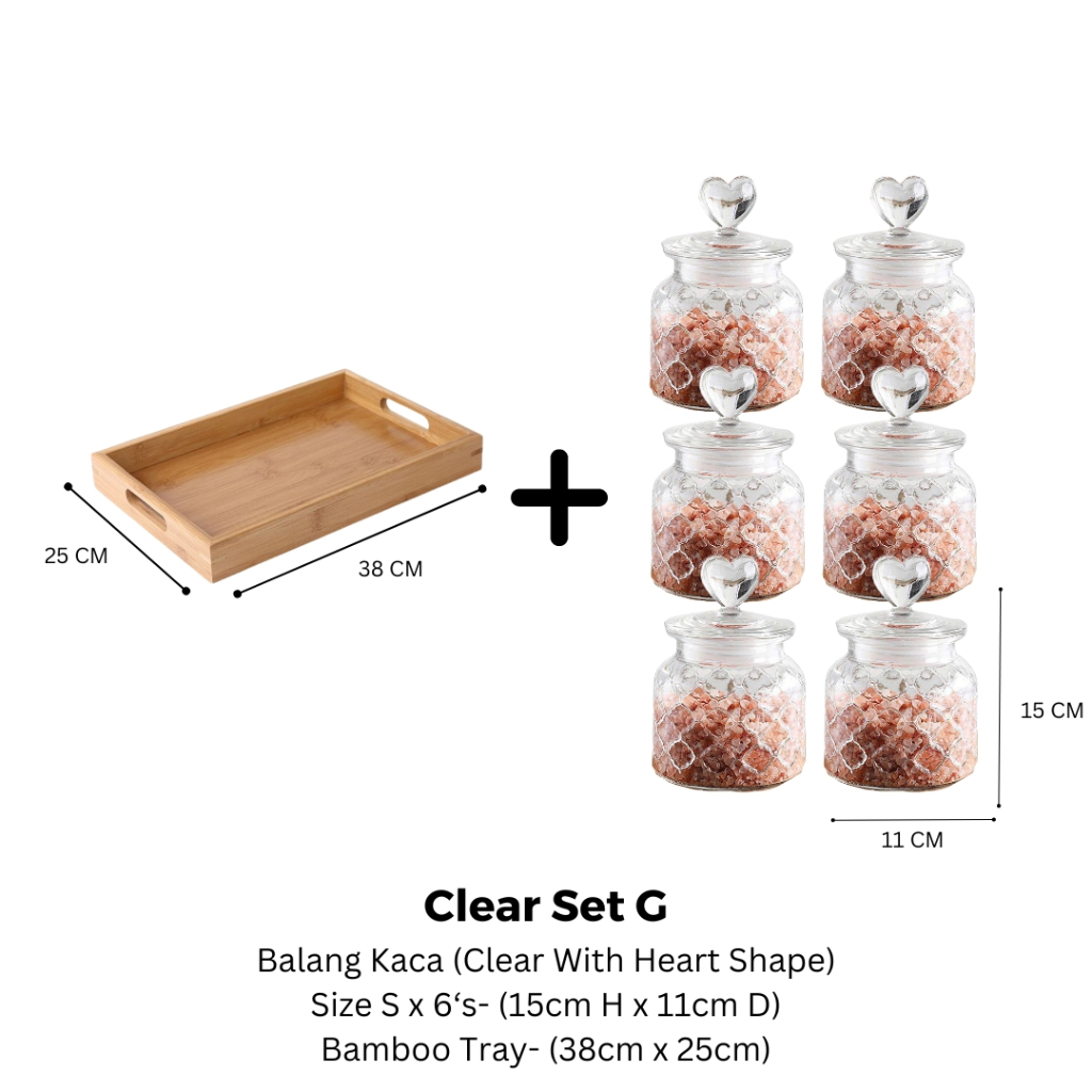 Bekas Kuih Raya Set Viral 2024 Set Balang Kuih Raya Kedap Udara Balang ...