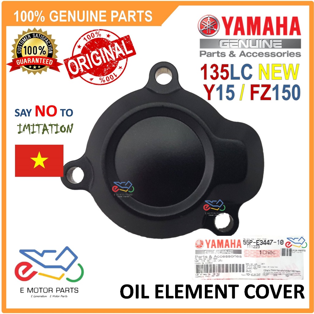 135LC CLUTCH NEW Y15 ZR OIL ELEMENT COVER OIL FILTER COVER FZ150I 100% ...