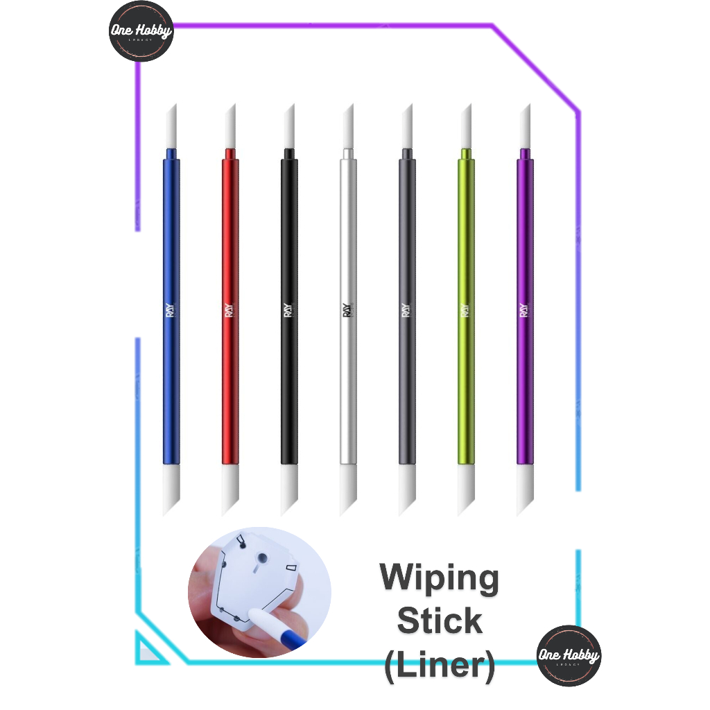 Ray Studio Gundam Premium Metal Panel Line Wiper Remedy Pen Wiping ...