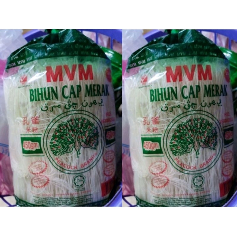 MVM Bihun Cap Merak 450gram (2 PEK) | Shopee Malaysia