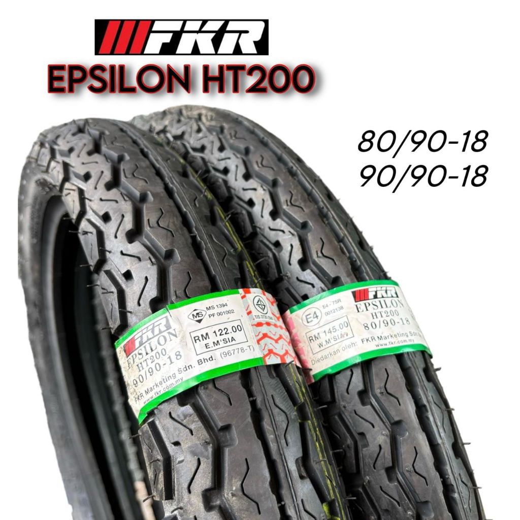 FKR HT200 Tayar Tyre Tubetype 80/90-18 90/90-18 FKR | Shopee Malaysia