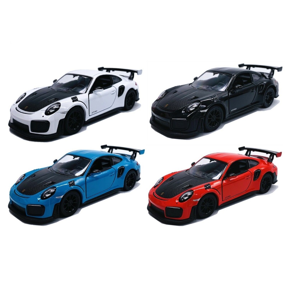 Kinsmart Diecast Car Porsche 911 GT2 RS Sport Car (Blue / Black / Red ...