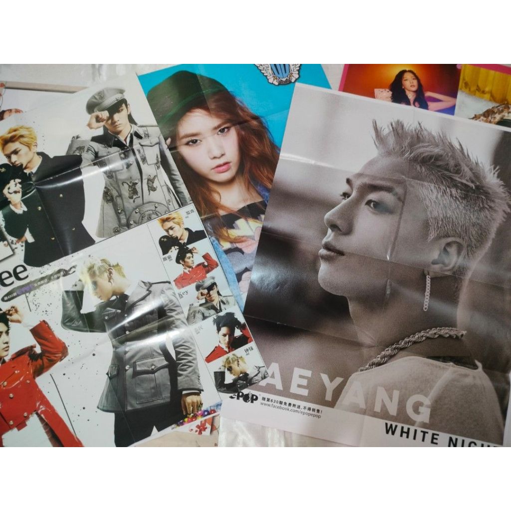 Epop Poster [buy at least 4] KPOP A4 Poster｜taeyang 2ne1 SNSD SHINee ...