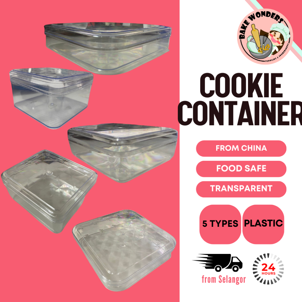(1PC) Kuih raya container/Cookie container/Dessert Container/Bekas Kuih ...