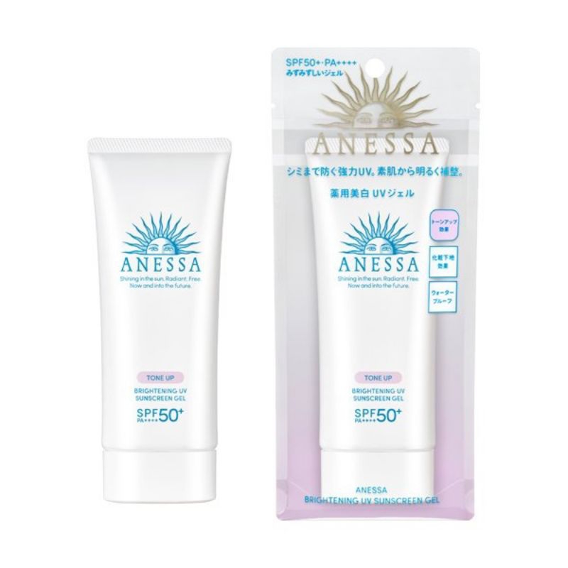 Anessa Tone Up Brightening UV Sunscreen Gel SPF50+ PA++++ (90g) | Shopee Malaysia