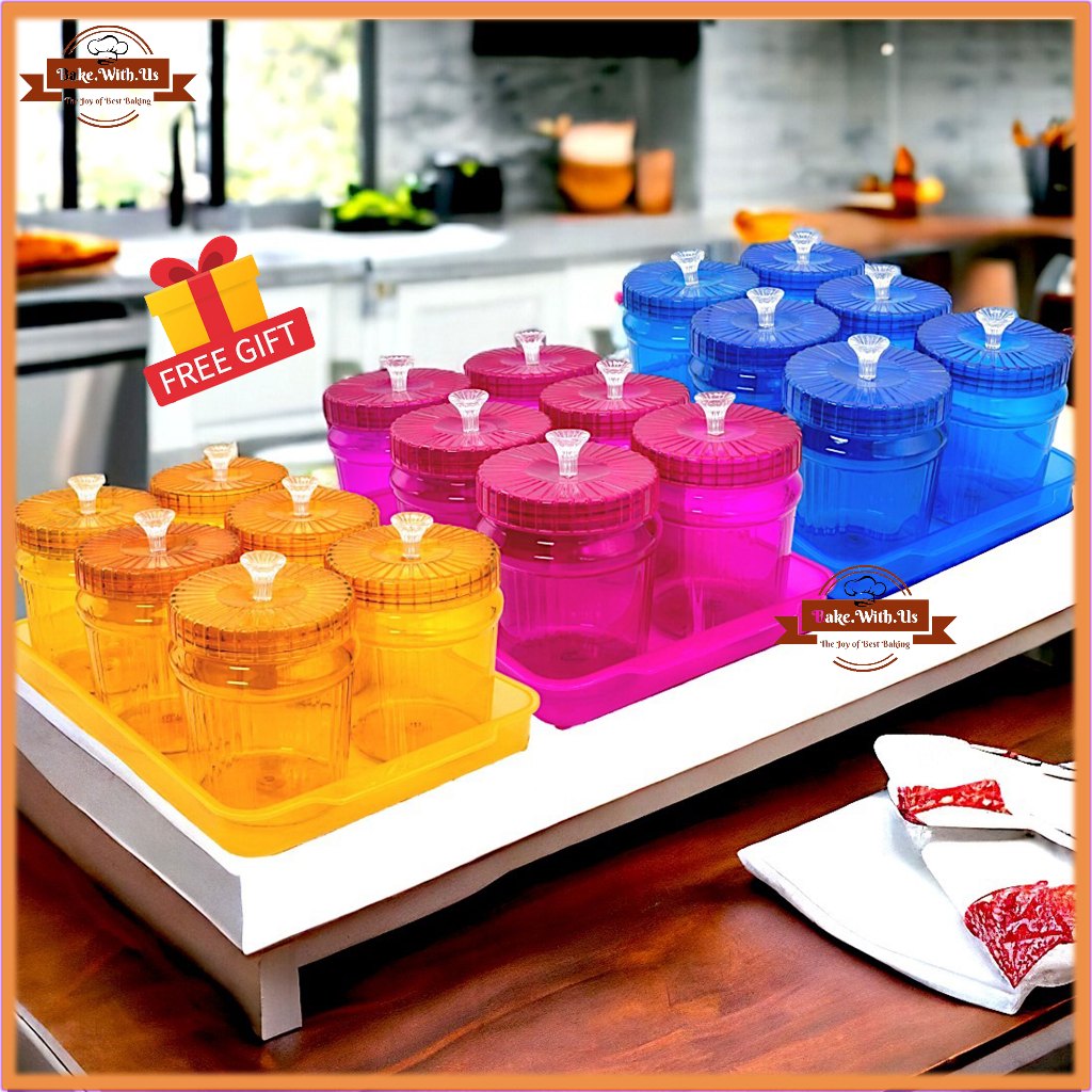 6pcs Set Bekas Kuih Raya Set / Cookies Container Set / Bekas Kuih Raya ...