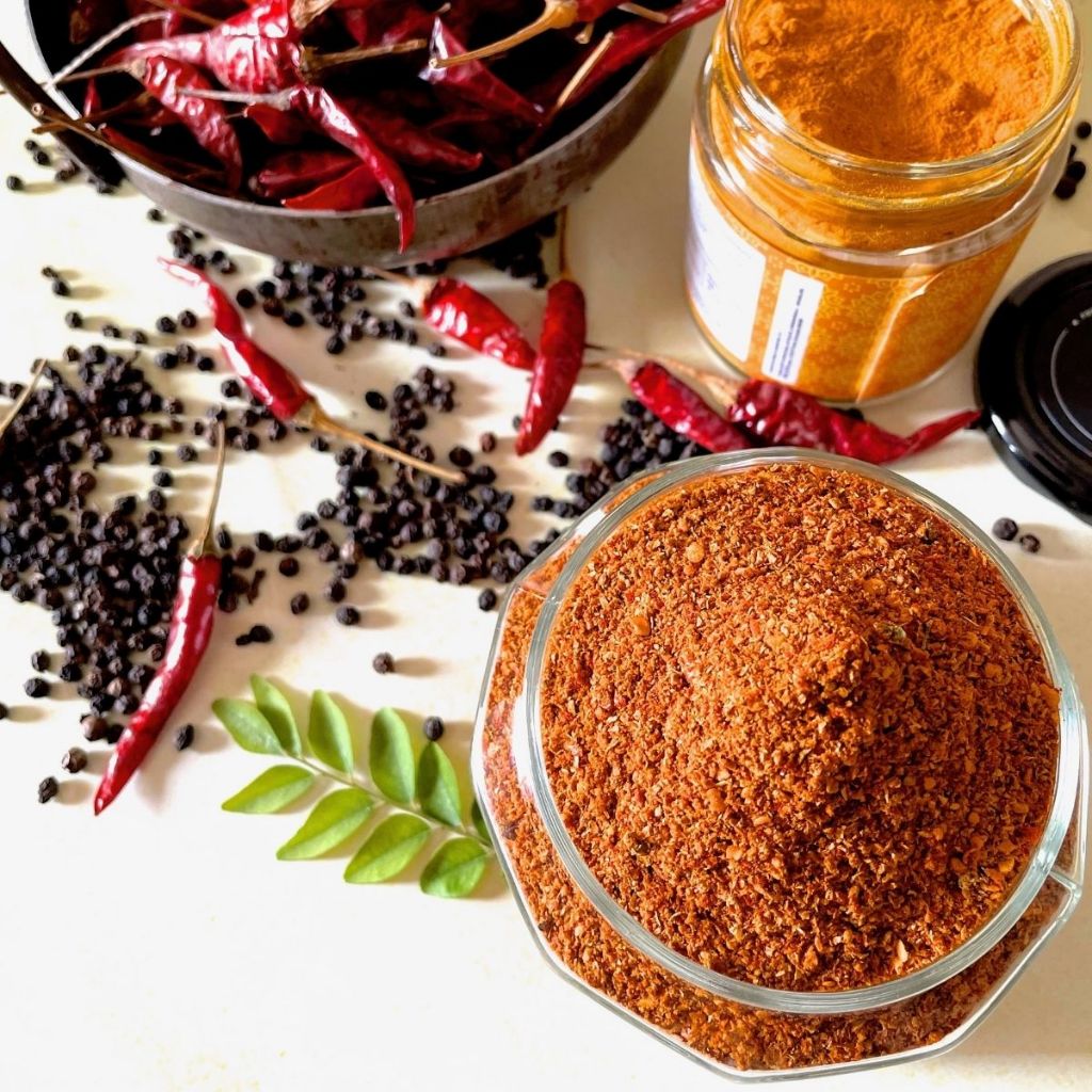 Homemade Premium Rasam Powder Mix -100% Natural Ingredients (Ready ...