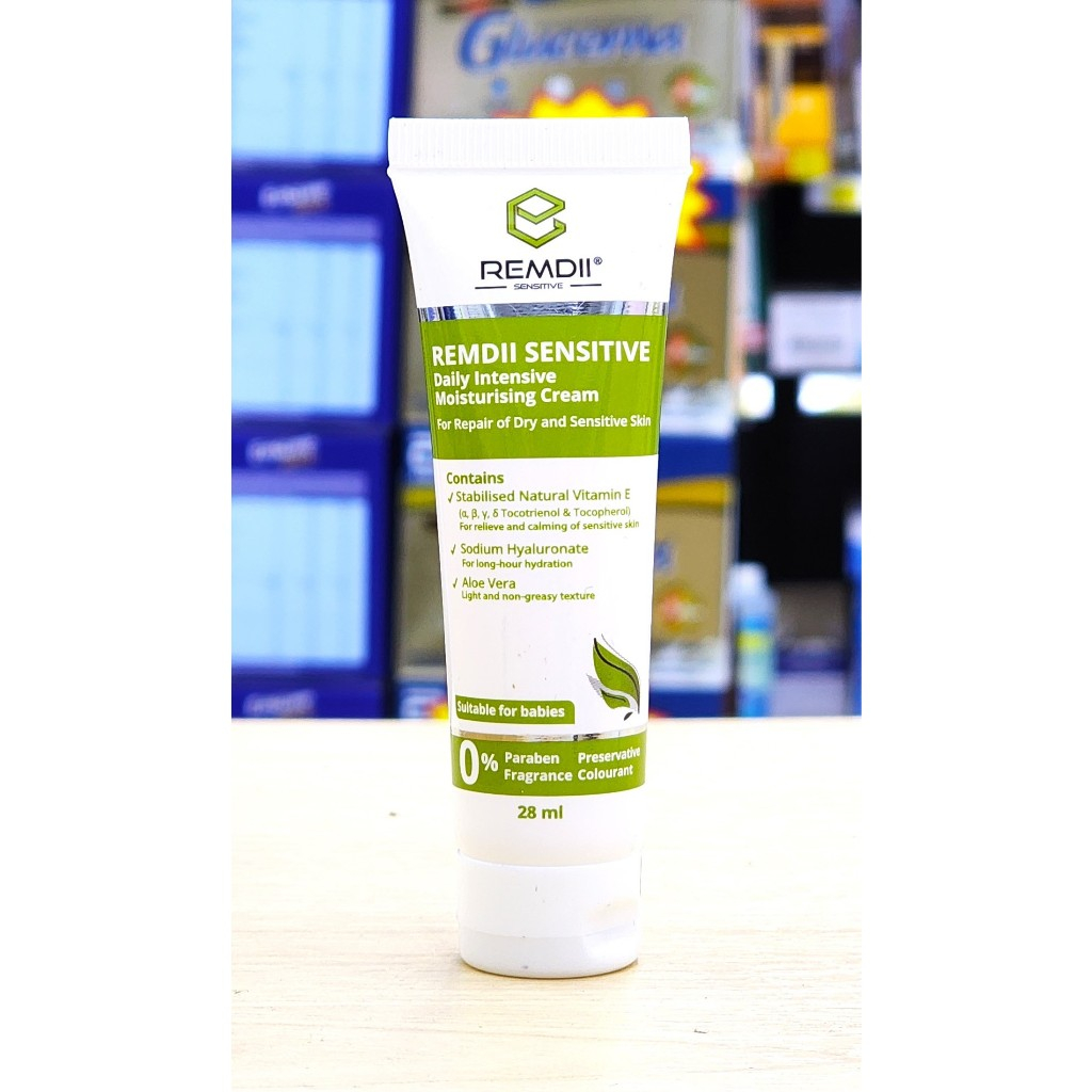 REMDII SENSITIVE DAILY INTENSIVE MOISTURISING CREAM (28ML/50ML/112ML ...