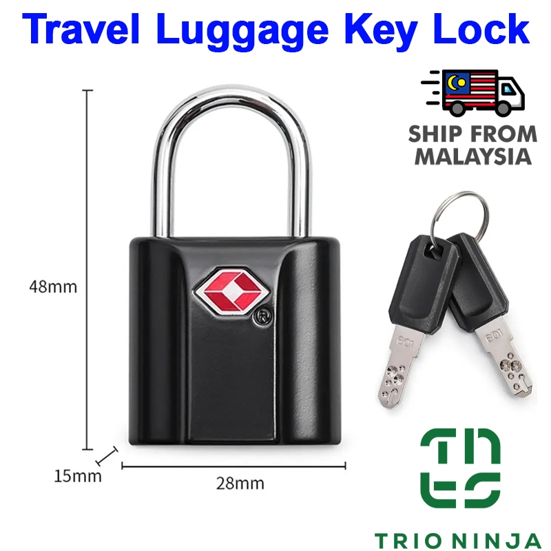 TrioNinja TSA Luggage Key Lock Security Lock Suitcase Luggage Lock ...