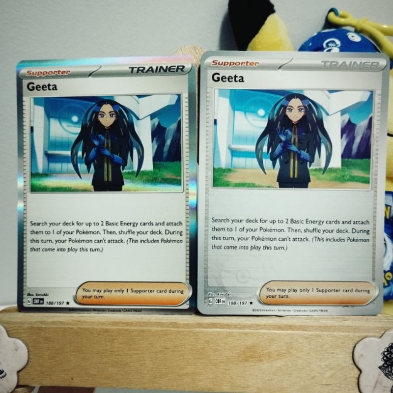 Geeta Supporter 188/197 Pokemon Trainer tcg card | Shopee Malaysia
