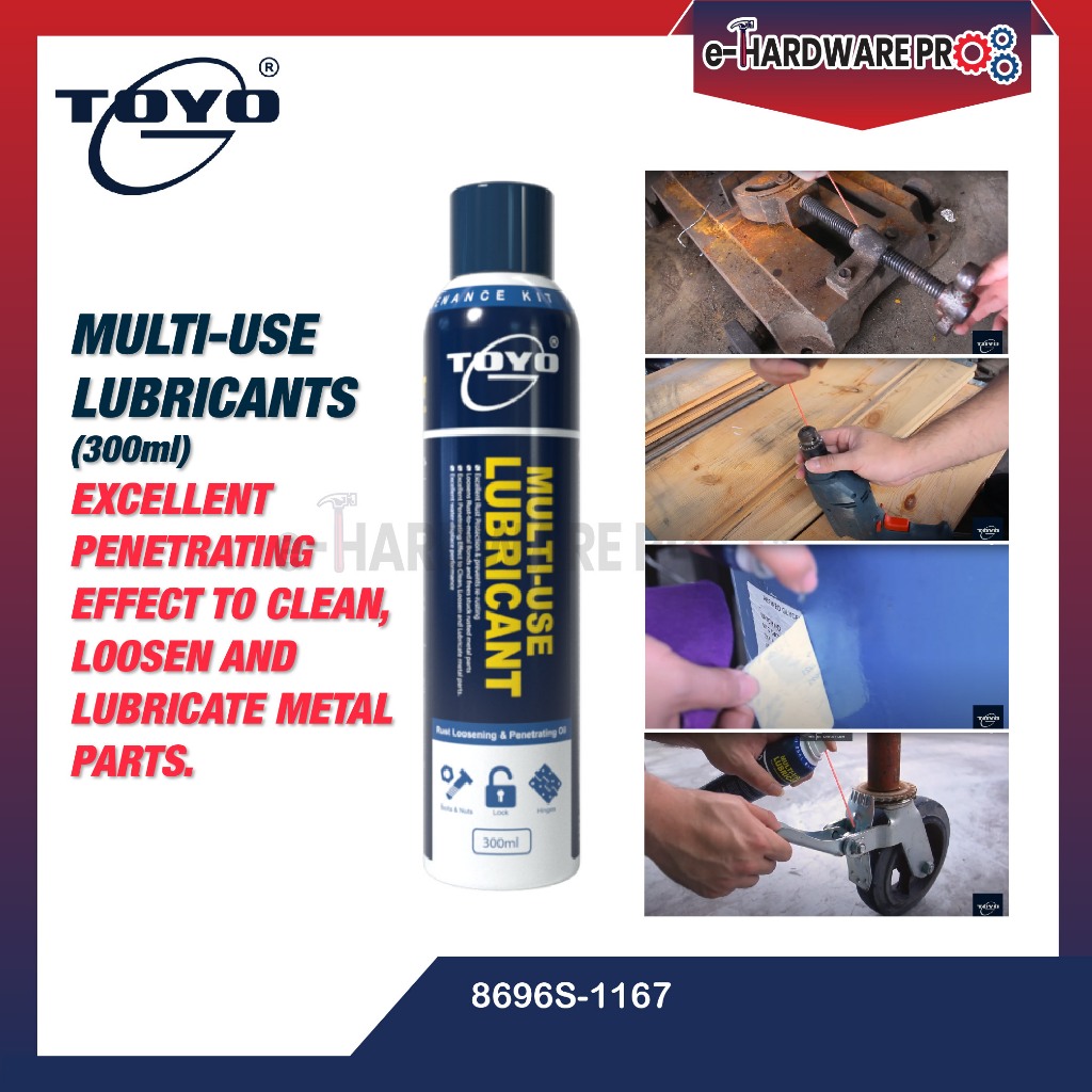 TOYO-G HI-TEMP Multi Purpose Spray Fuji Spray Grease High Performance Non Drip Grease Aerosol ...