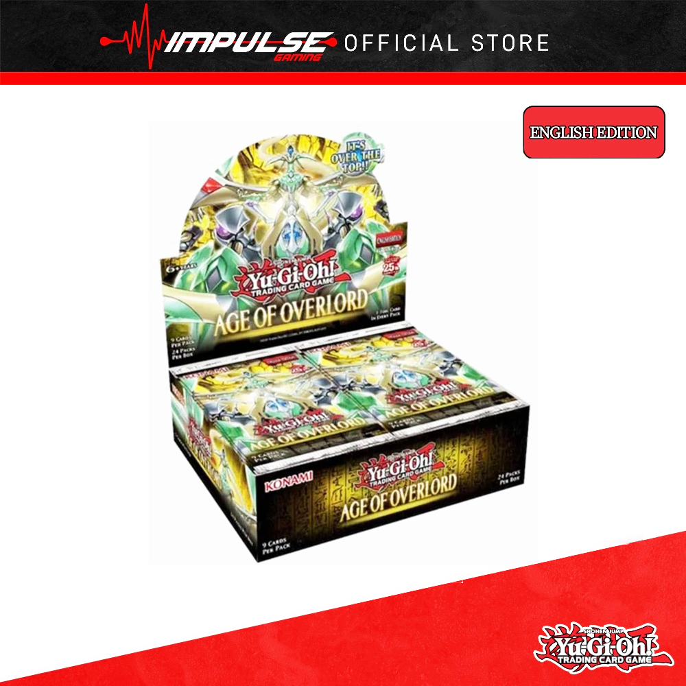 Yu-Gi-Oh Ocg | Yugioh Tcg Booster Box: Age Of Overlord [English Version] | Shopee Malaysia