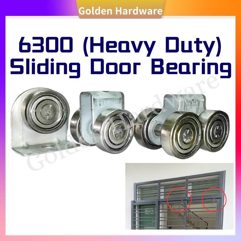 1 Pcs - 6300 (Heavy Duty) Sliding Door Bearing / Hanging Grill Bearing ...