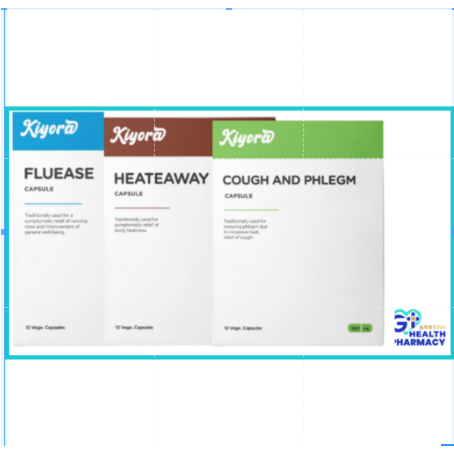 Kiyora Fluease Capsule 500mg/ Cough and Phlegm Capsule 500mg ...