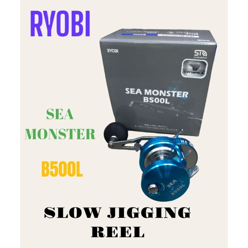 RYOBI SEA MONSTER B500L SLOW JIGGING FISHING REEL | Shopee Malaysia
