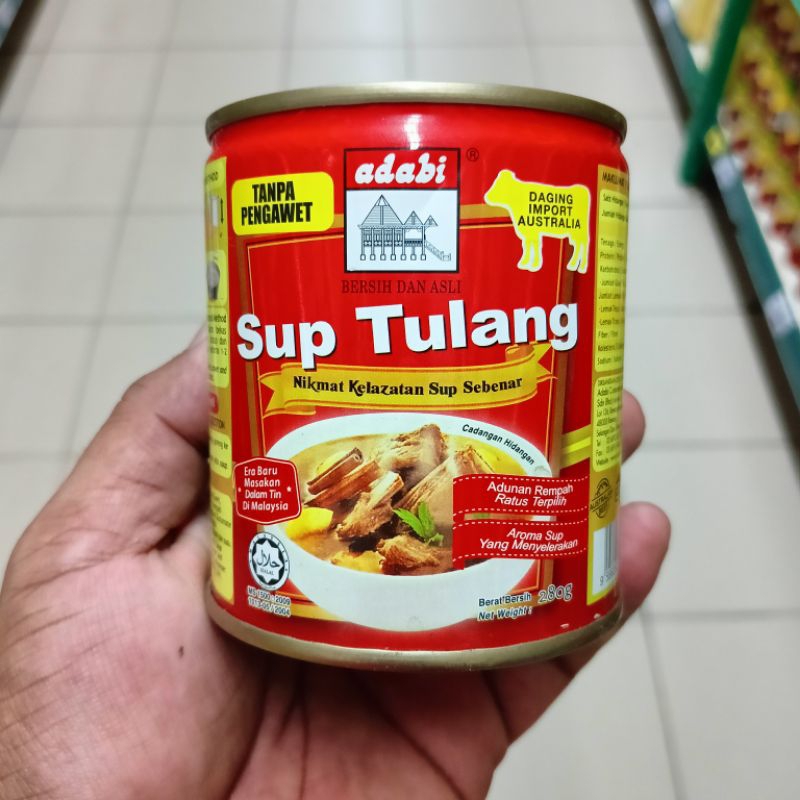 Sup Tulang Adabi Canned Food 280g Makanan Tin | Shopee Malaysia