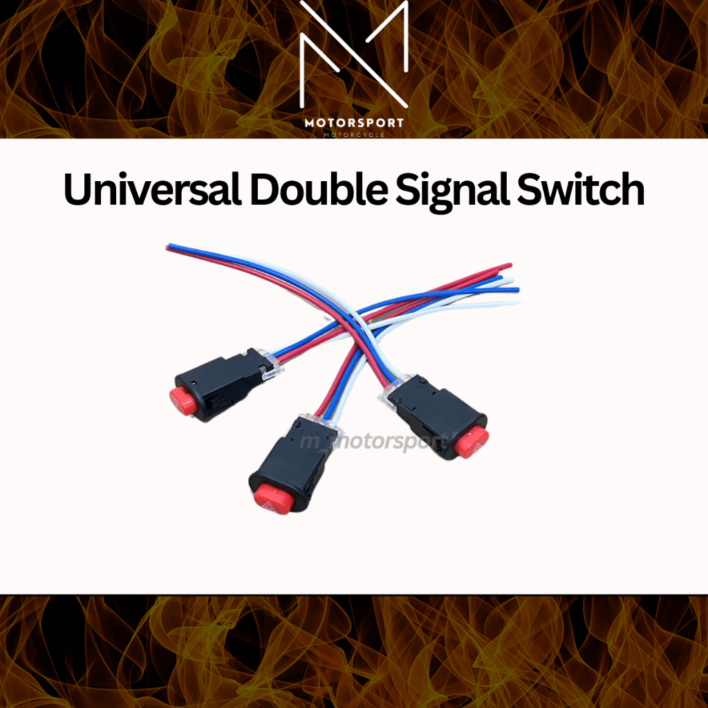 Motorcycle Universal Double Signal Motorcycle Hazard Light Switch ...