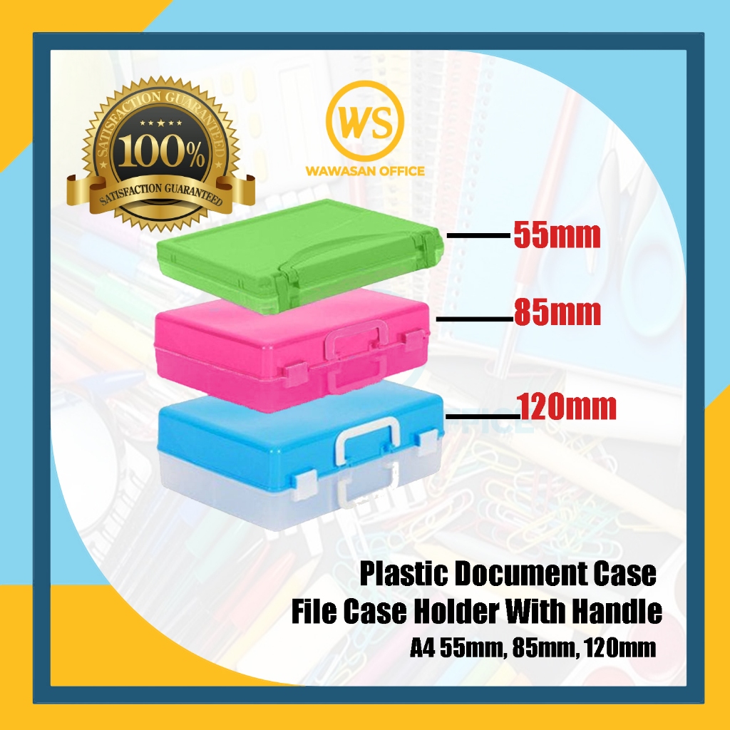 A4 Document Case With Handle / File Case / Document Holder / Document ...