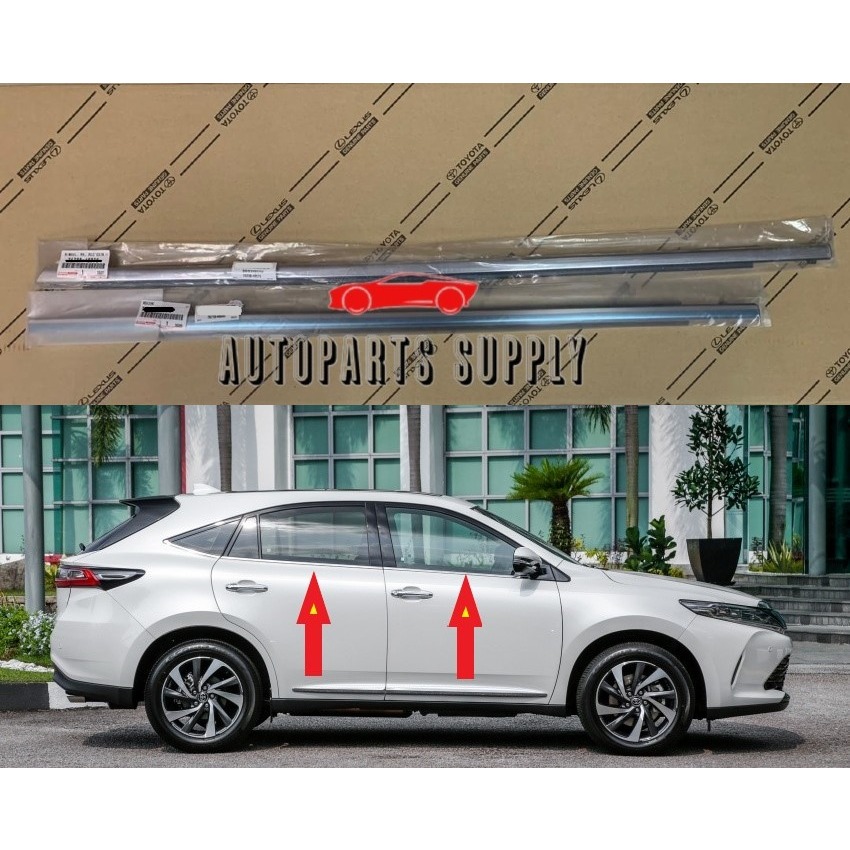 ORIGINAL TOYOTA HARRIER 2014 - 2020 XU60 ZSU60 ASU60 DOOR GLASS OUTER ...