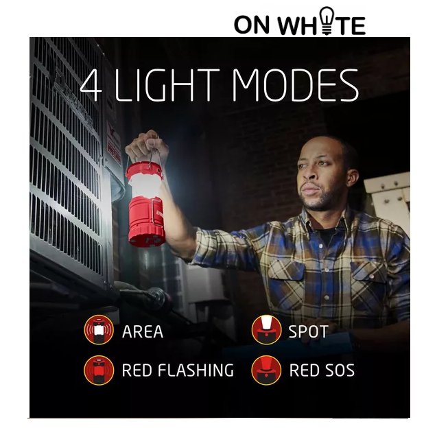 Eveready Collapsible LED Lantern + WARNING LIGHT / EMERGENCY LIGHT ...