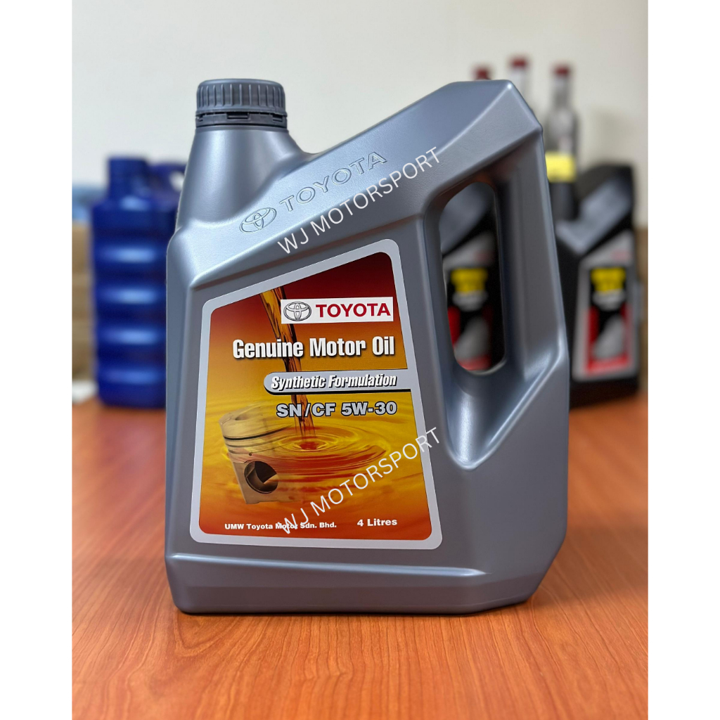 Toyota Semi Synthetic Engine Oil OIL SN/CF 5W30 Original 4 Liters ...