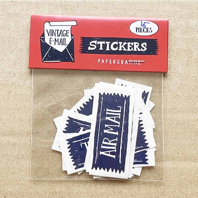 Vintage Email Stickers - Air Mail (15 pcs) | Shopee Malaysia