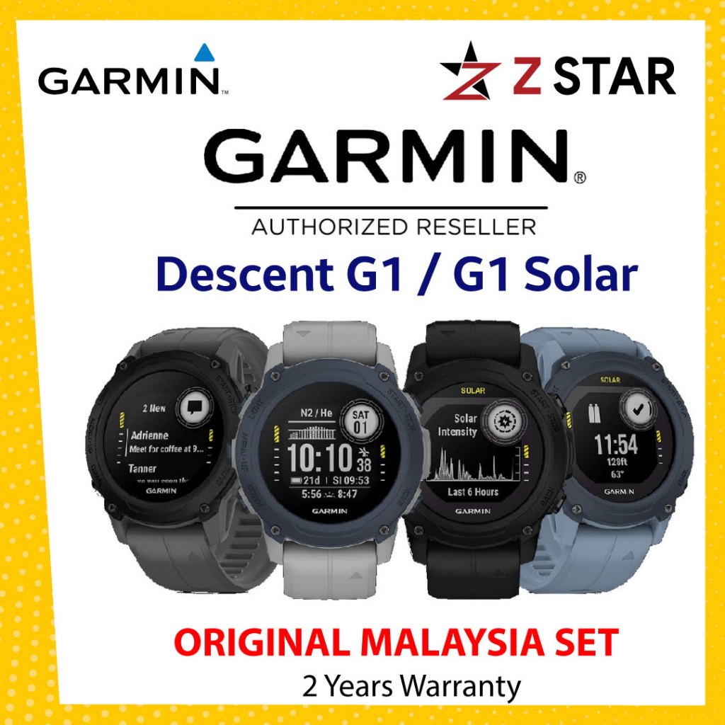 [ORIGINAL MY SET] Garmin Descent G1 / Descent G1 Solar Edition - Diving ...