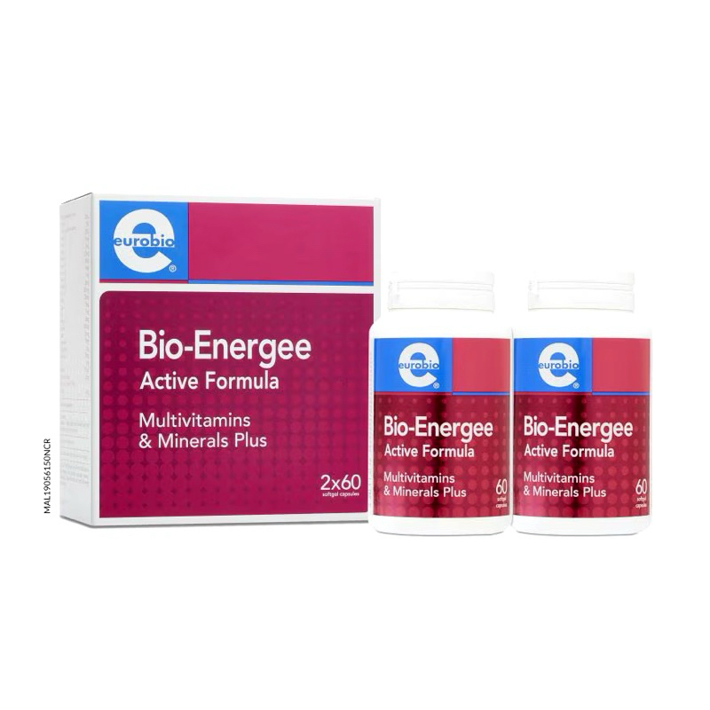 EUROBIO MULTIVITAMIN BIO-ENERGEE ACTIVE FORMULA CAPSULE 60S ...