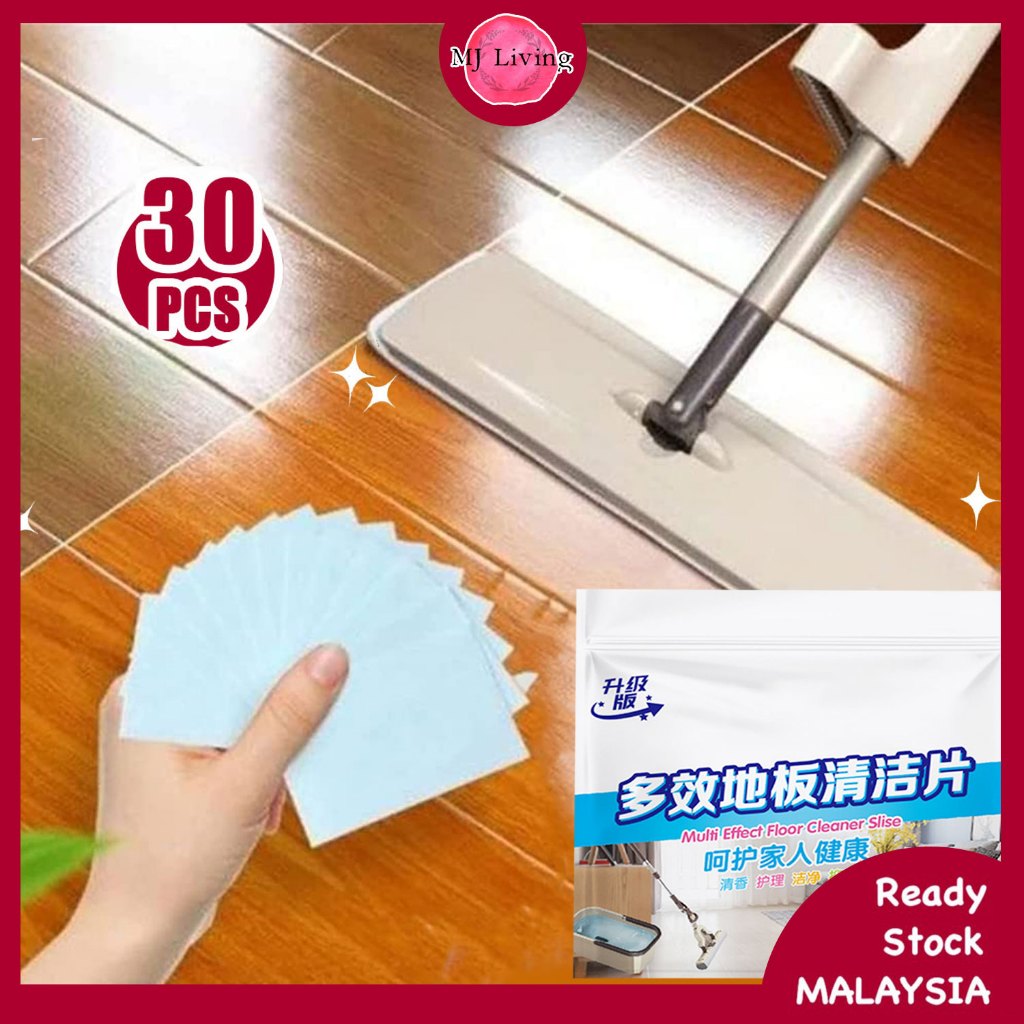 30 Pcs Floor Cleaning Sheet Fresh Scent Multiple Effects Removes Floor ...