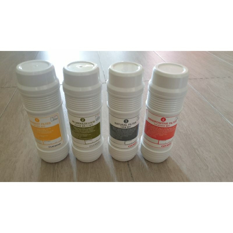 100％ Original Cuckoo Water Filter 8" 4pcs water filter element | Shopee ...