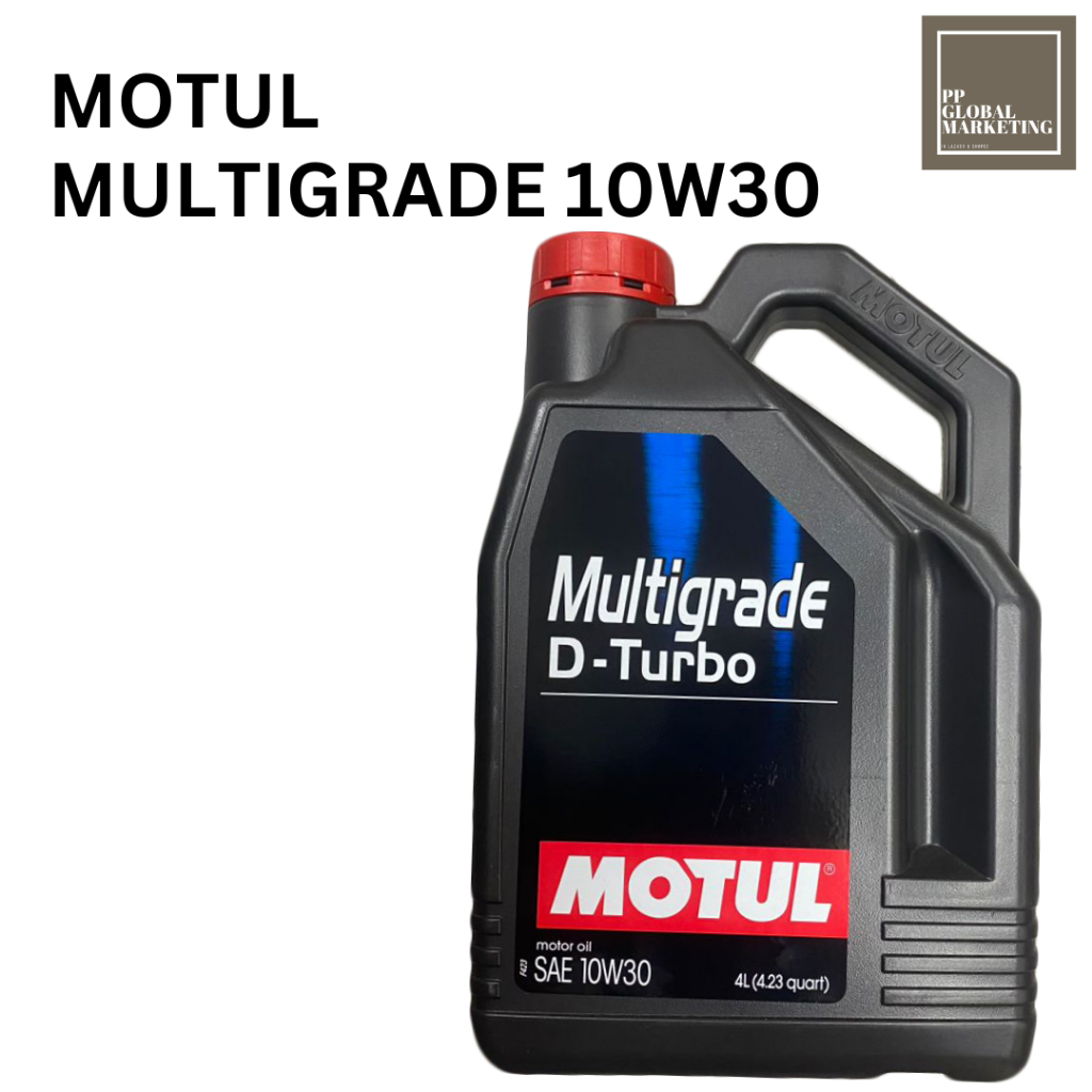 MOTUL MULTIGRADE D-TURBO 10W30 | 4L | Shopee Malaysia